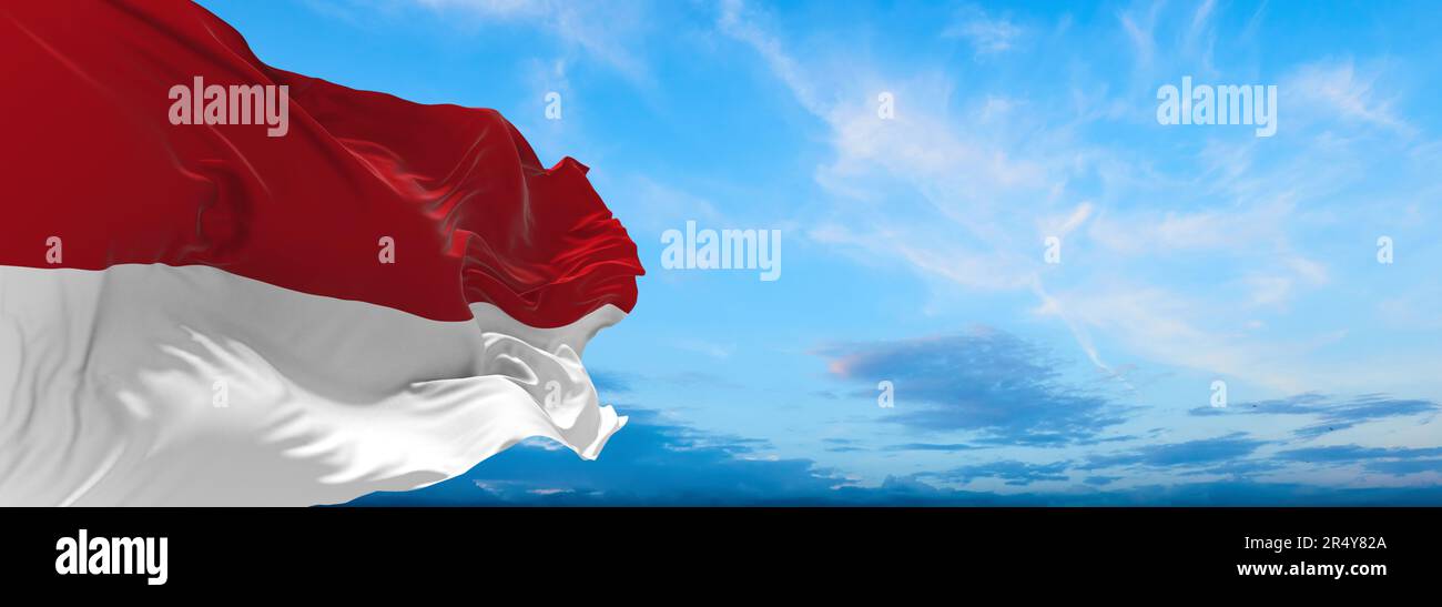 flag of Historic peoples Curonians and Semigallians at sky background ...