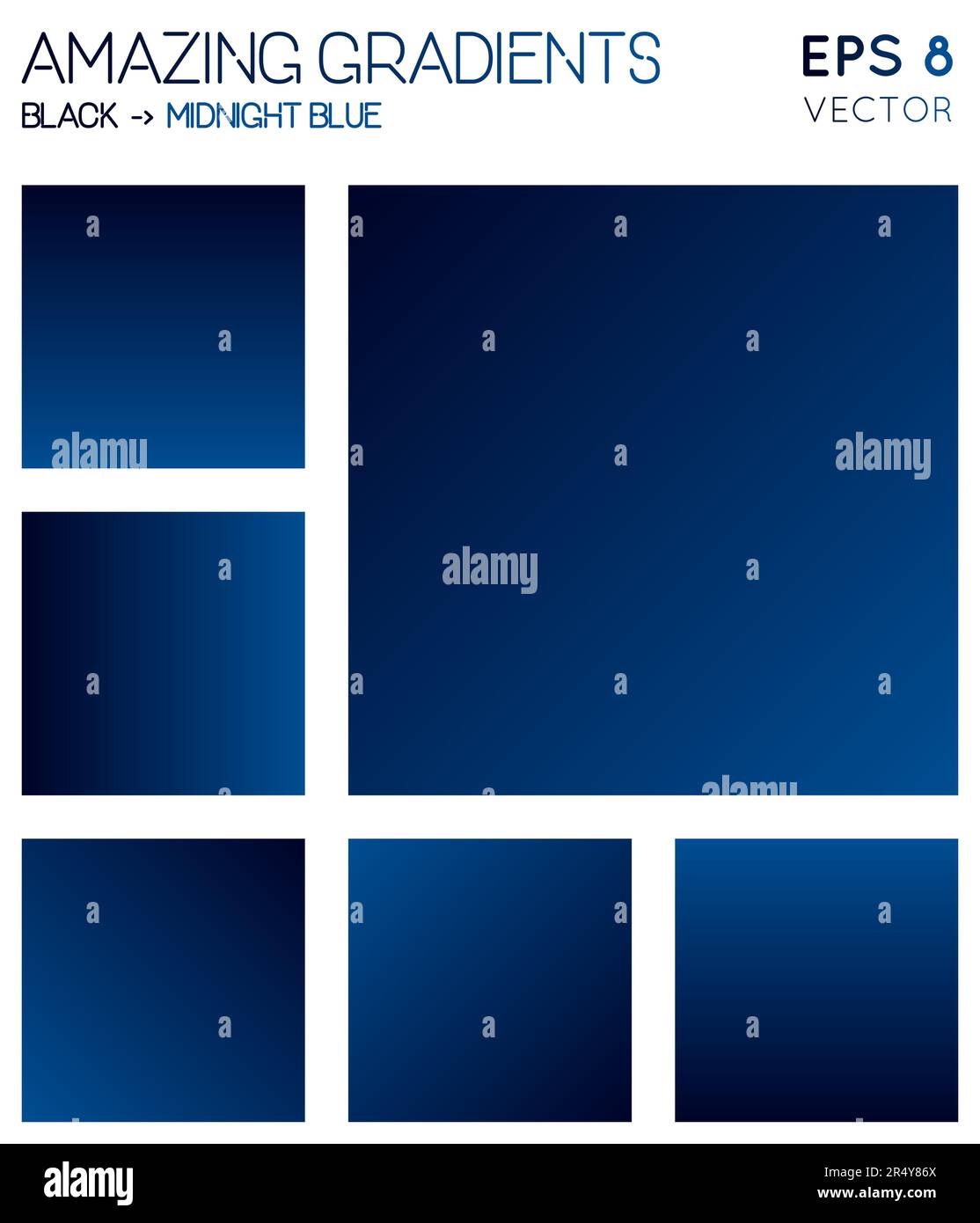 Colorful gradients in black, midnight blue color tones. Admirable ...