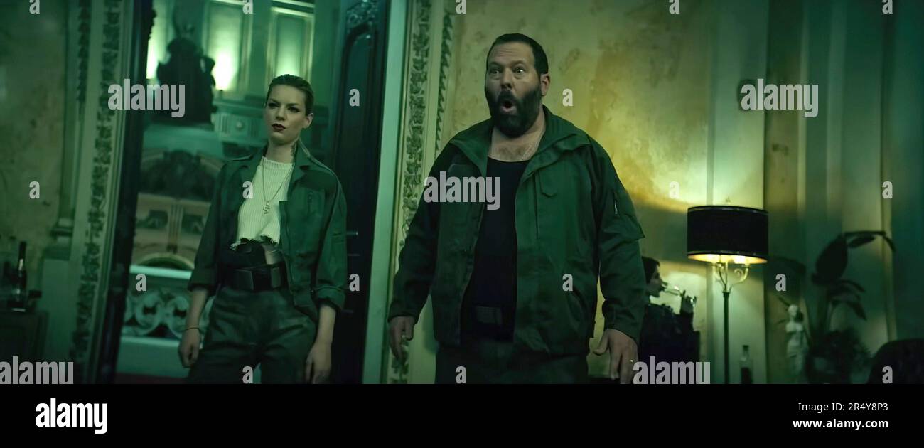 THE MACHINE, from left: Iva Babic, Bert Kreischer, 2023. © Screen Gems ...