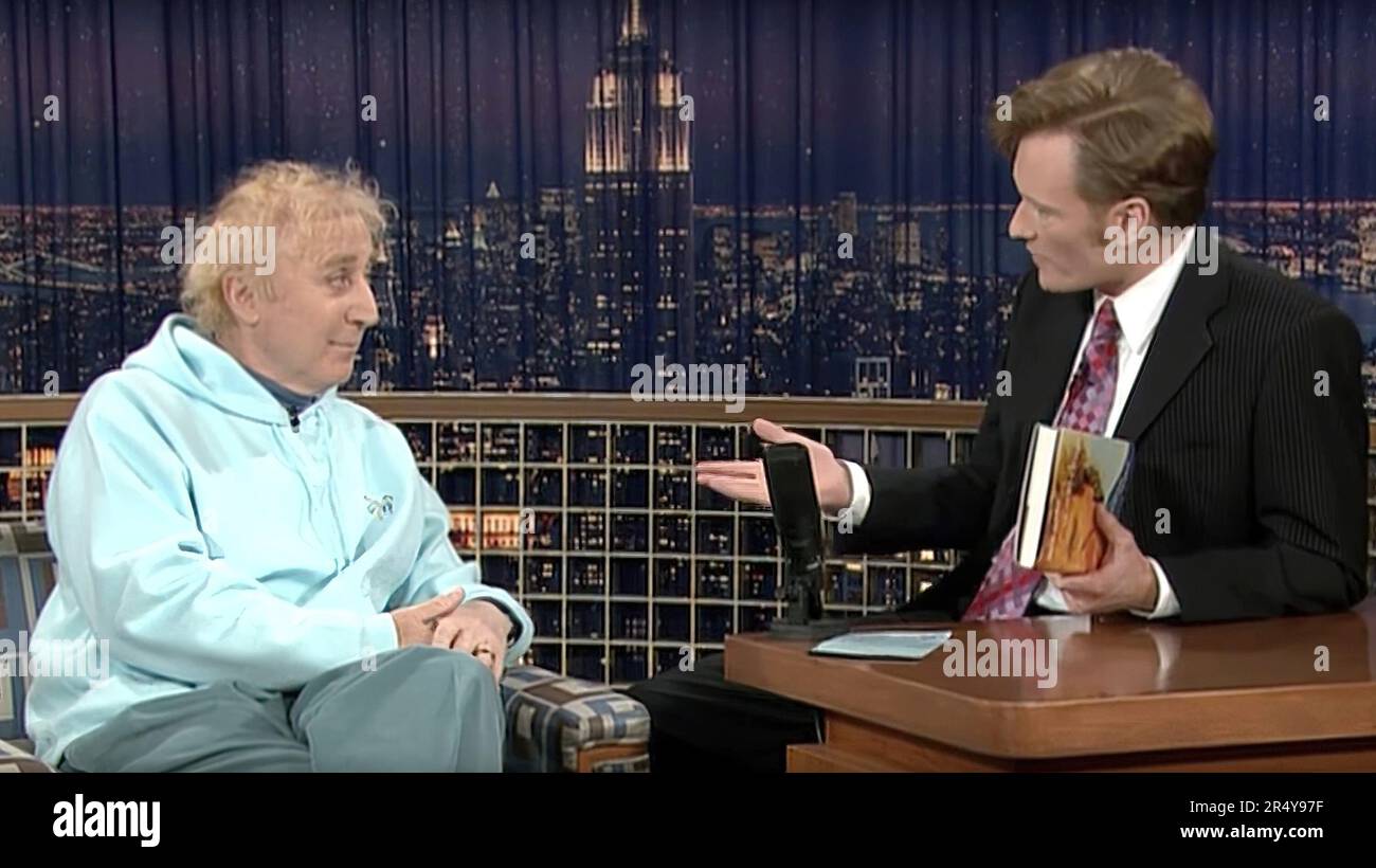 REMEMBERING GENE WILDER, scene from LATE NIGHT WITH CONAN O'BRIEN, from ...