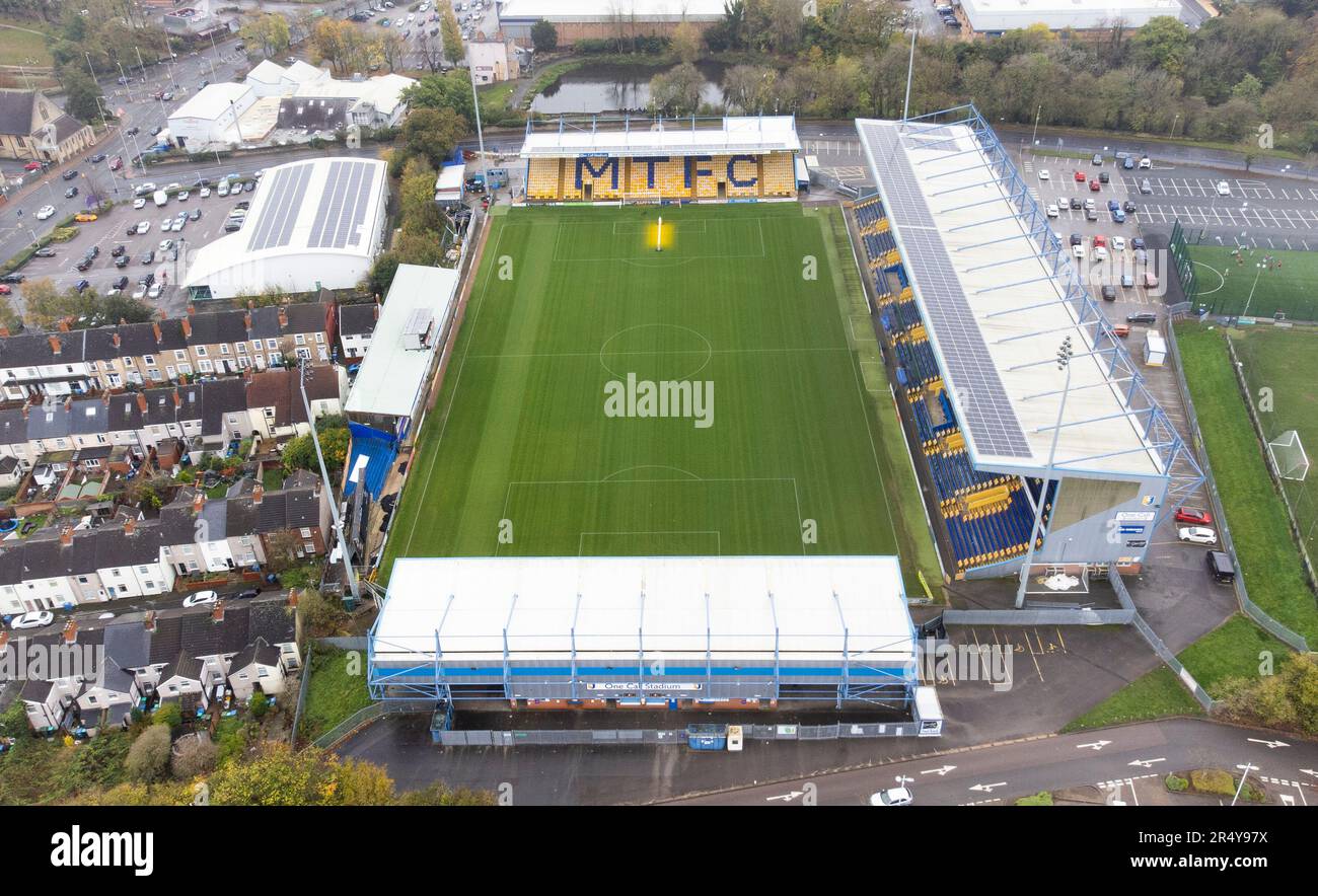 Aerial view of the One Call Stadium (for sponsorship purpose), home of ...