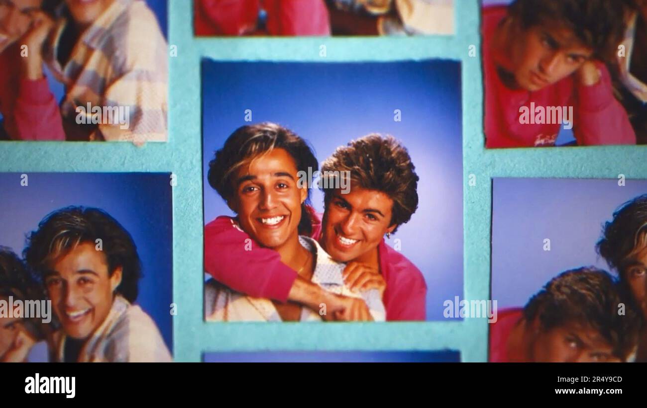WHAM!, collage of Andrew Ridgeley and George Michael, 1980s, 2023 ...