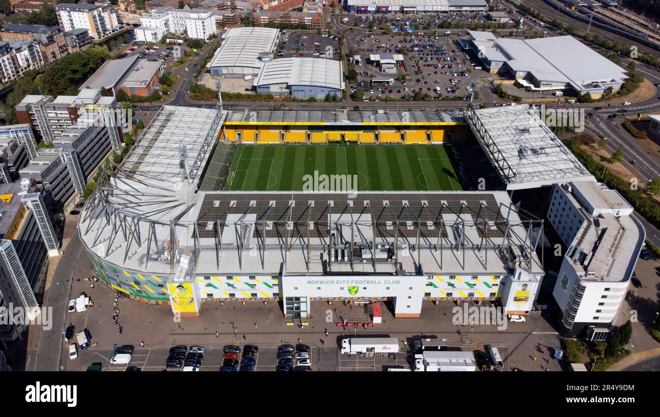 Football stadium aerial norwich hi-res stock photography and images - Alamy