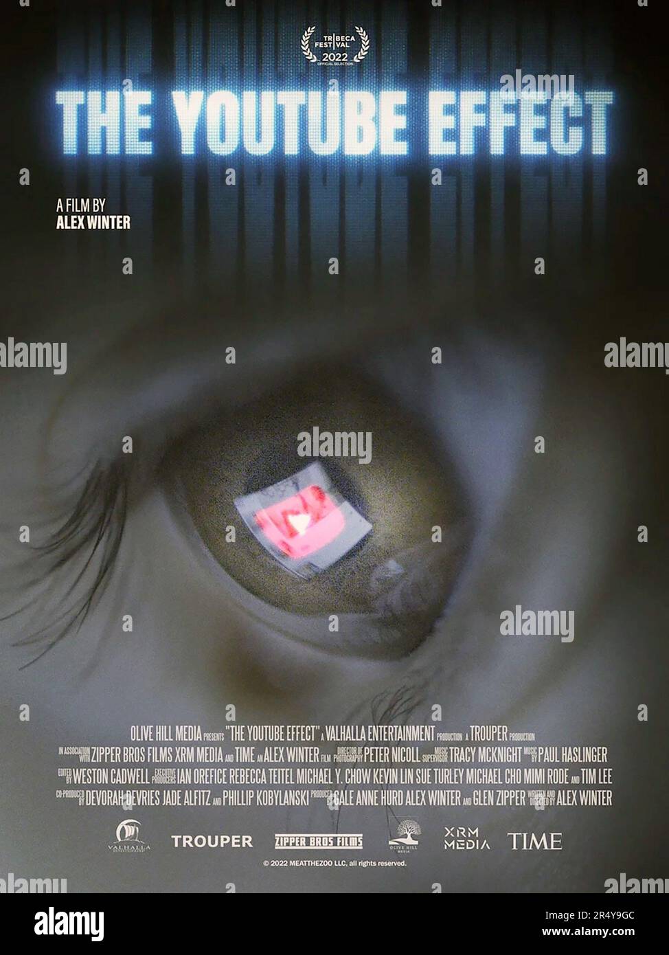 THE YOUTUBE EFFECT, poster, 2022. © Drafthouse Films / courtesy Everett ...