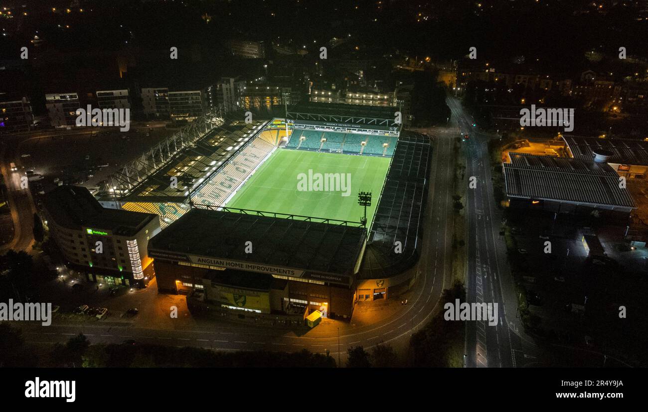 Football stadium aerial norwich hi-res stock photography and images - Alamy