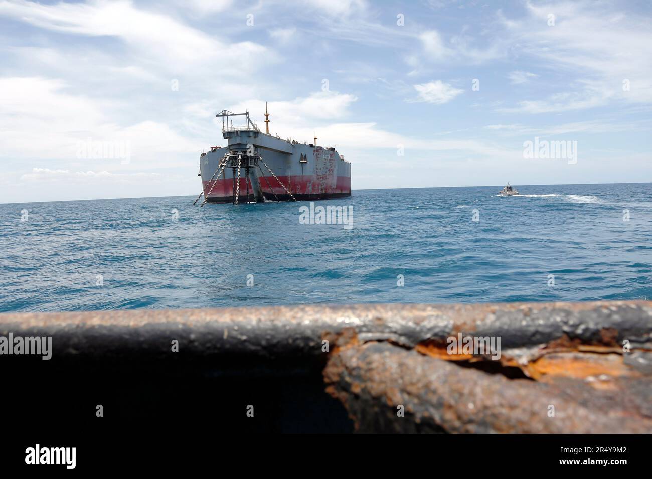 Hodeidah, Yemen. 30th May, 2023. The FSO Safer vessel is seen at Ras ...