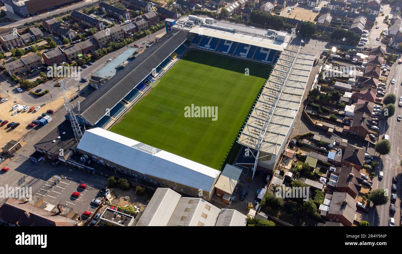 Aerial view of the currently named Weston Homes Stadium (for ...