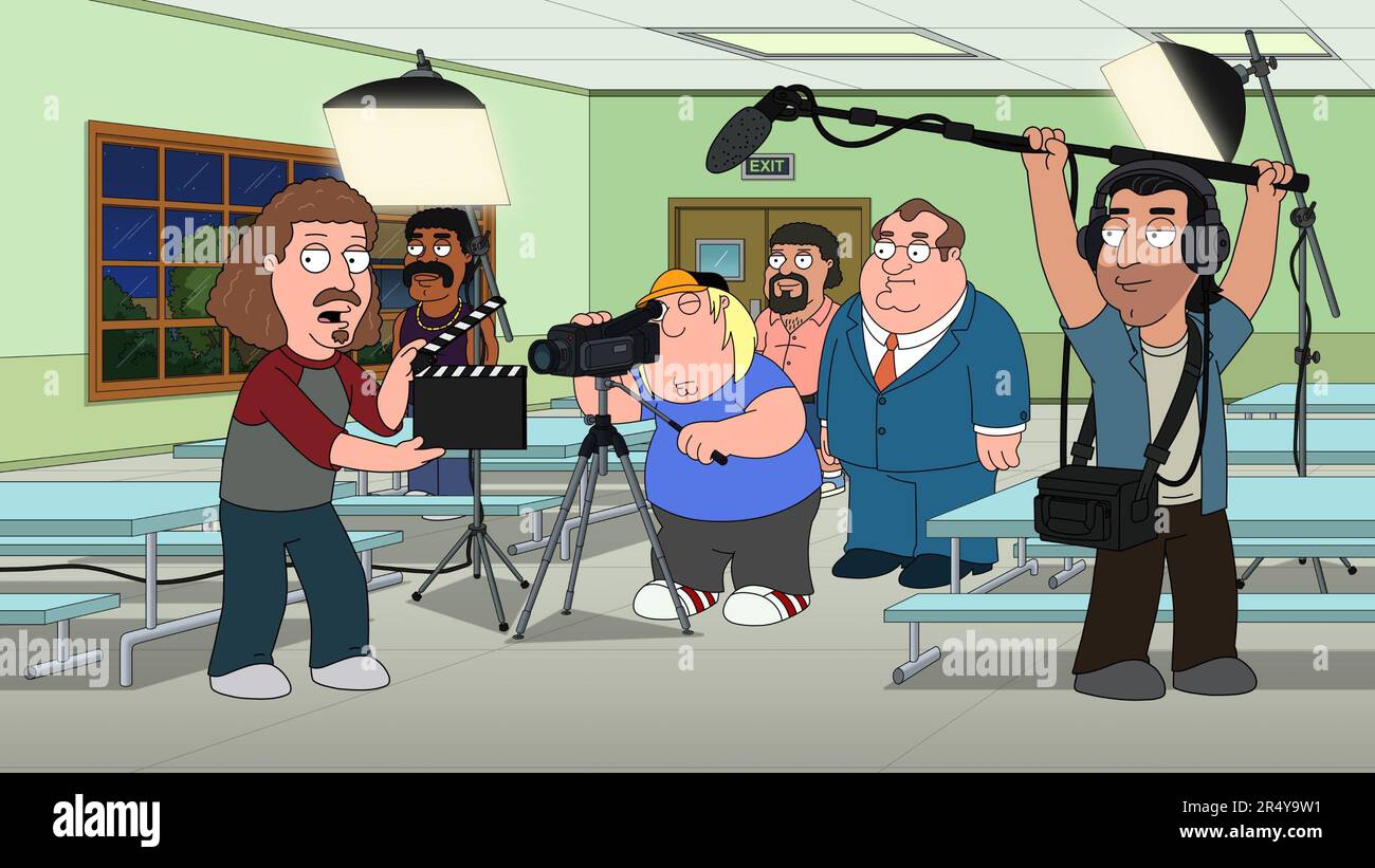FAMILY GUY, center, from left: Chris Griffin (voice: Seth Green ...