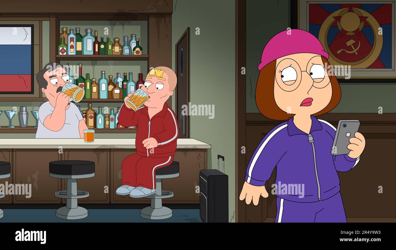 FAMILY GUY, center: Ivan (voice: John Viener), right: Meg Griffin ...