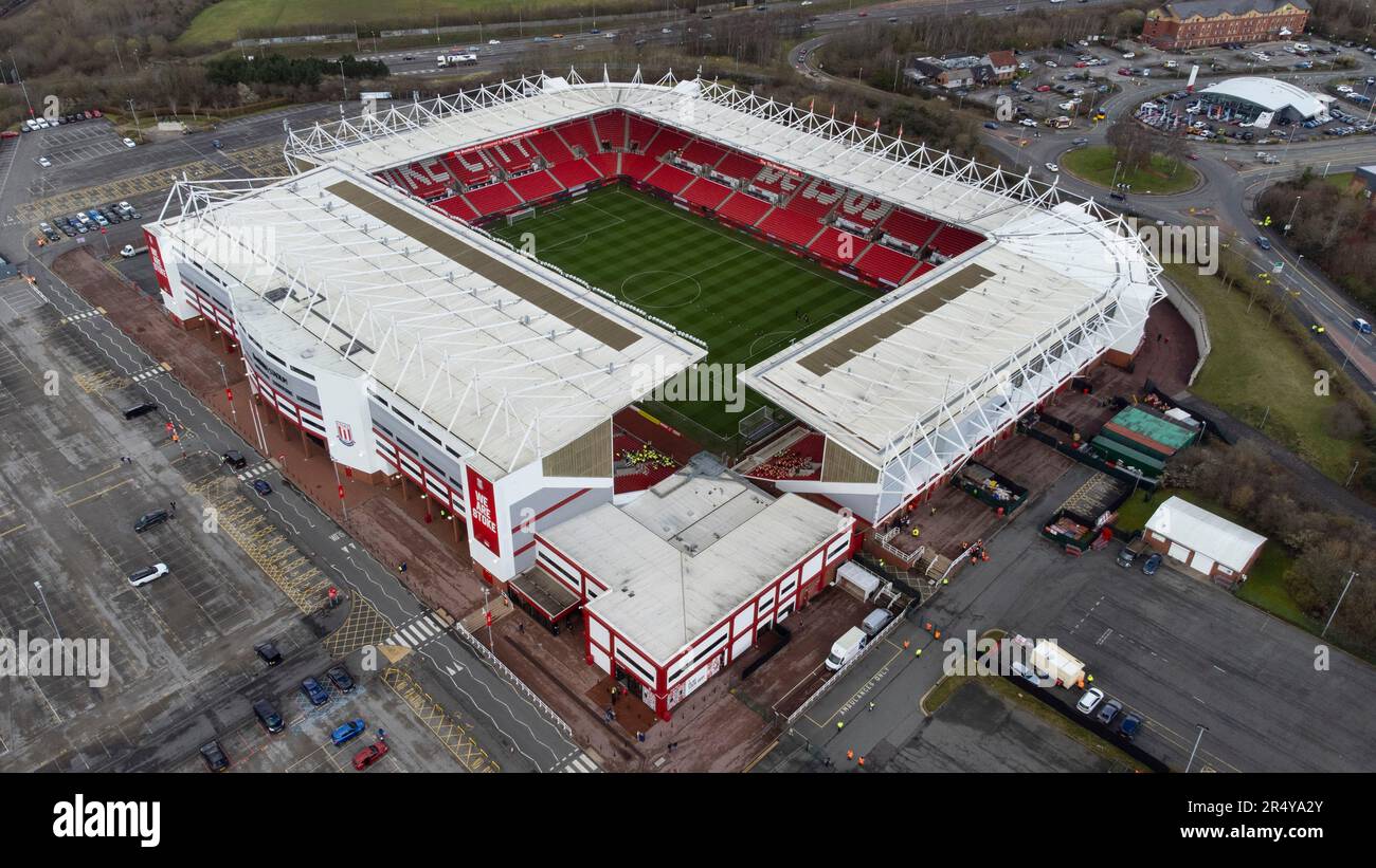 Britannia stadium aerial hi-res stock photography and images - Alamy