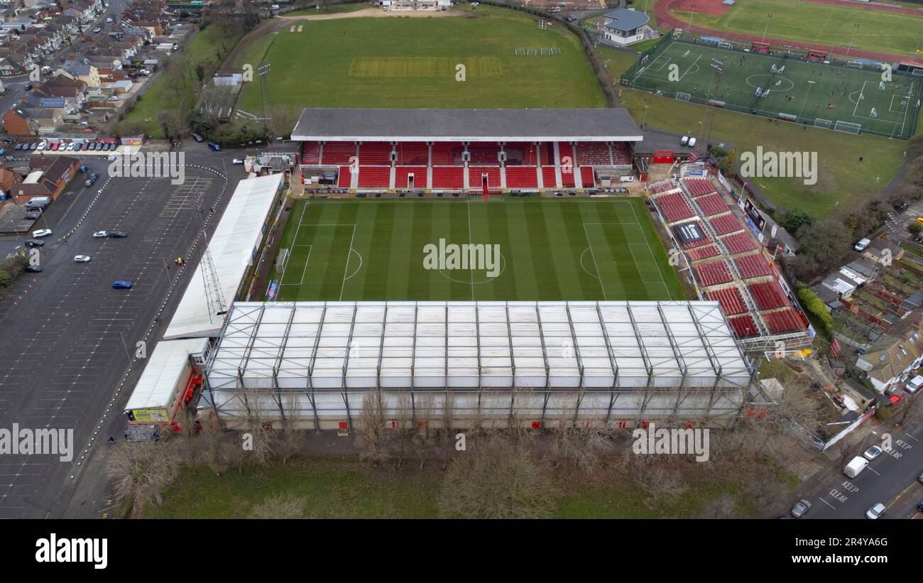 Swindon town ground view aerial hi-res stock photography and images - Alamy