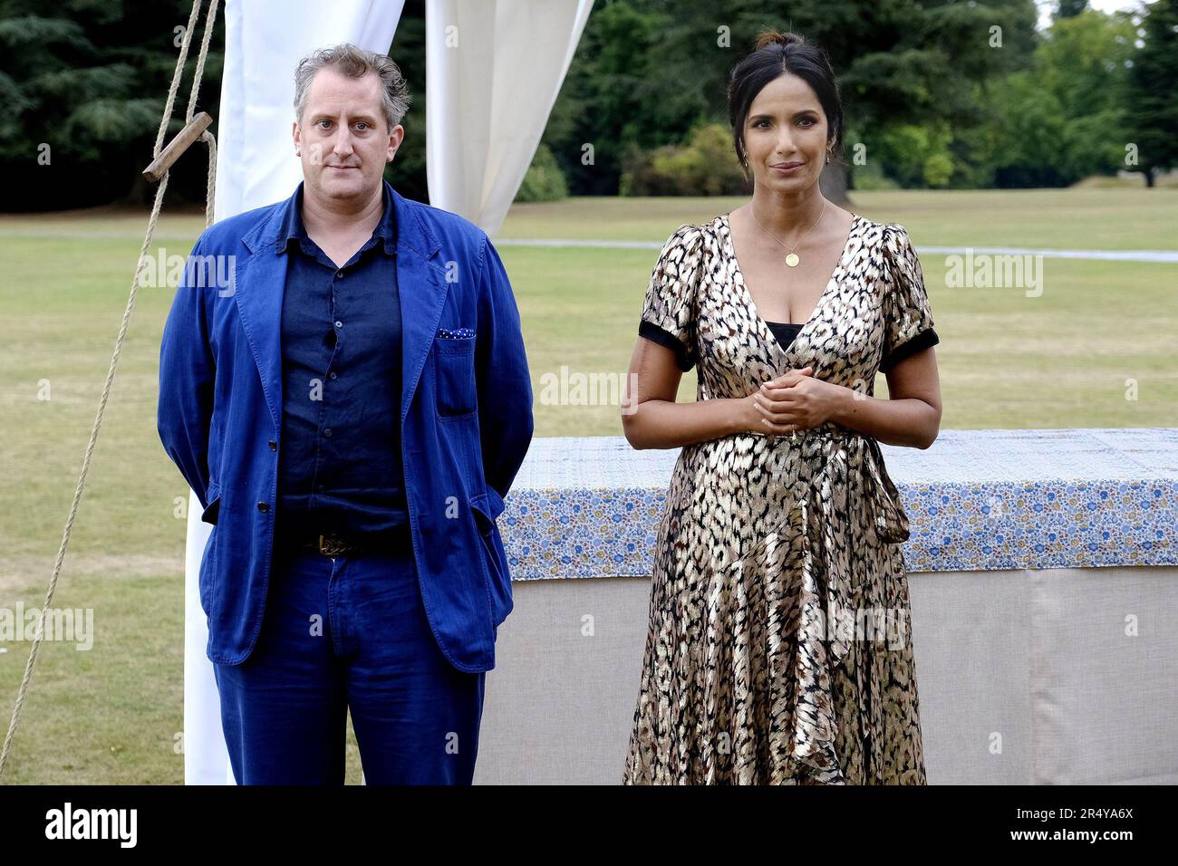 TOP CHEF, from left: guest judge Max Halley, host Padma Lakshmi, Top ...