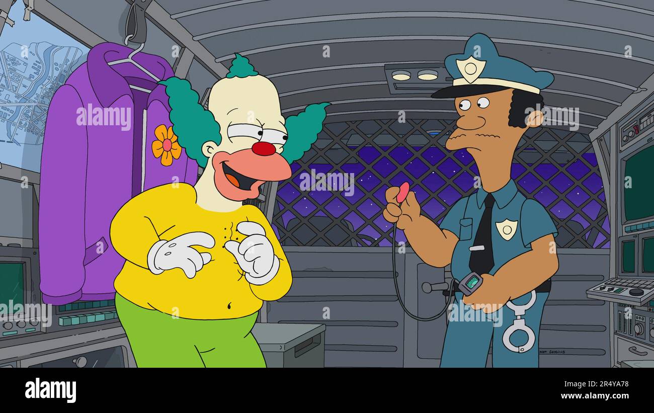 THE SIMPSONS, from left: Krusty the Clown (voice: Dan Castellaneta ...