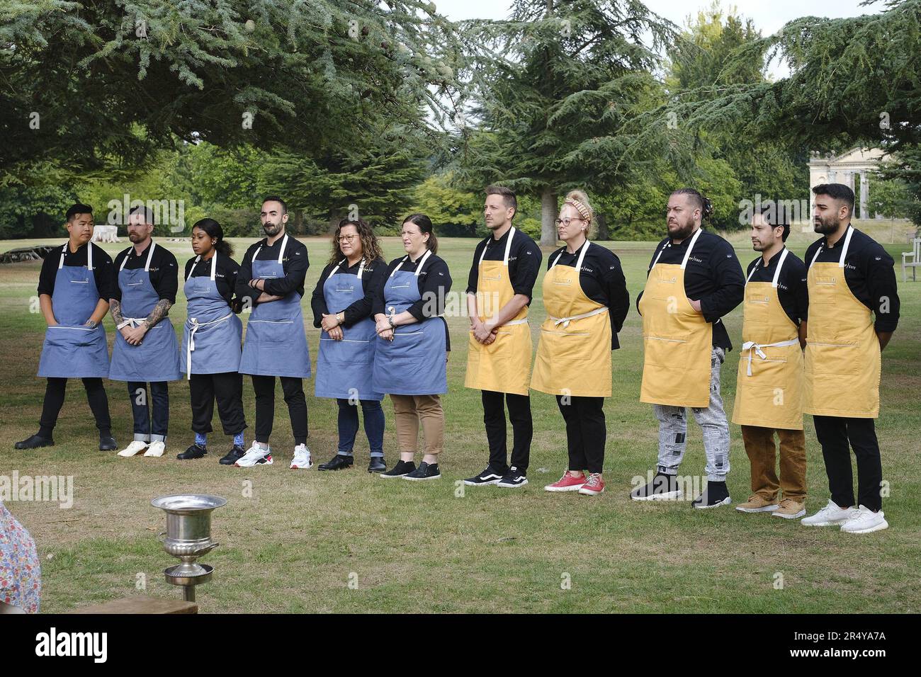 TOP CHEF, from left: contestants Buddha Lo, Dale MacKay, Victorie ...