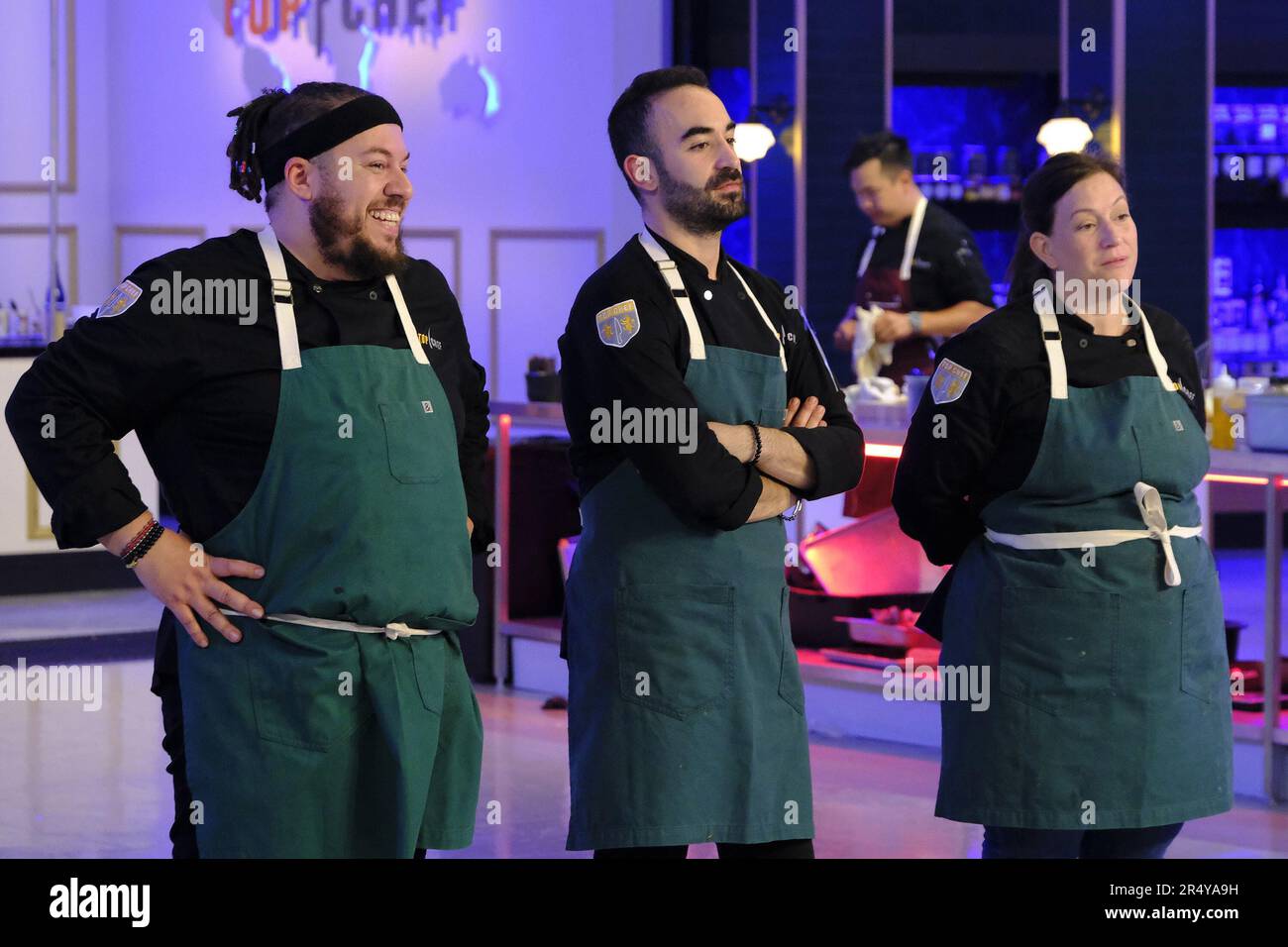 TOP CHEF, from left: contestants Amar Santana, Charbel Hayek, Sara ...
