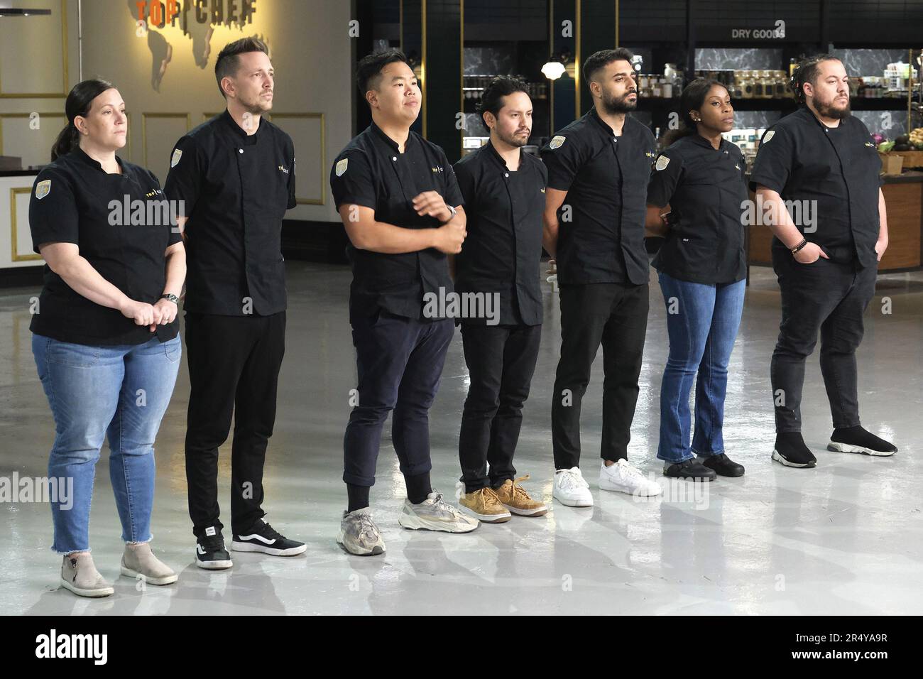 TOP CHEF, from left: contestants Sara Bradley, Tom Goetter, Buddha Lo ...
