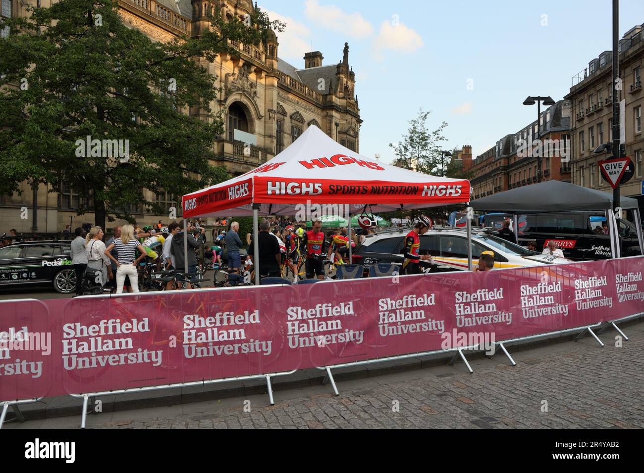British Cycling Grand Prix, Sheffield city centre Cycle race England UK ...