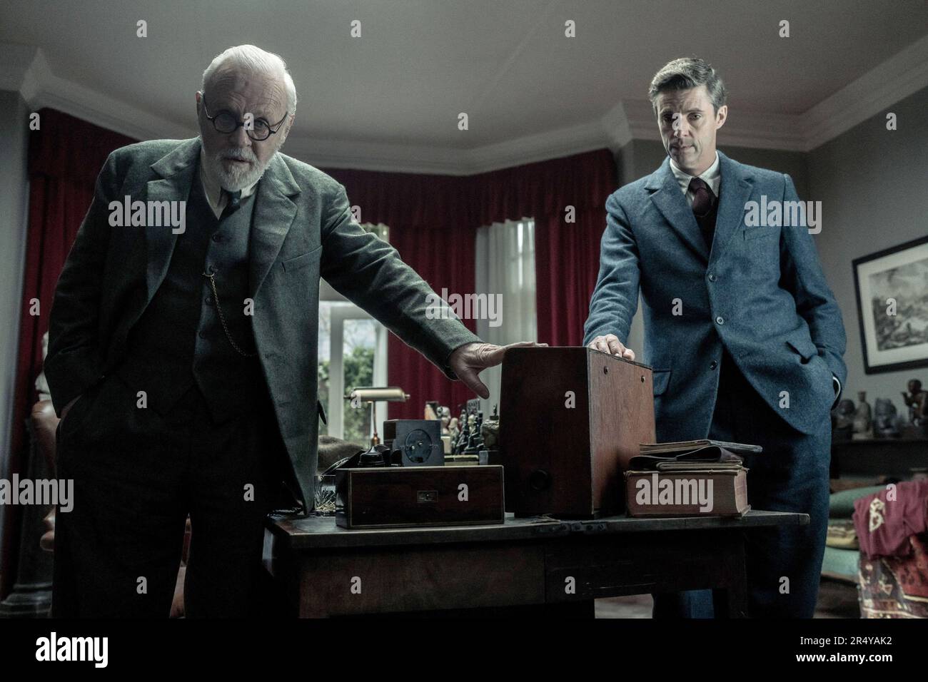 FREUD'S LAST SESSION, from left: Anthony Hopkins as Sigmund Freud ...