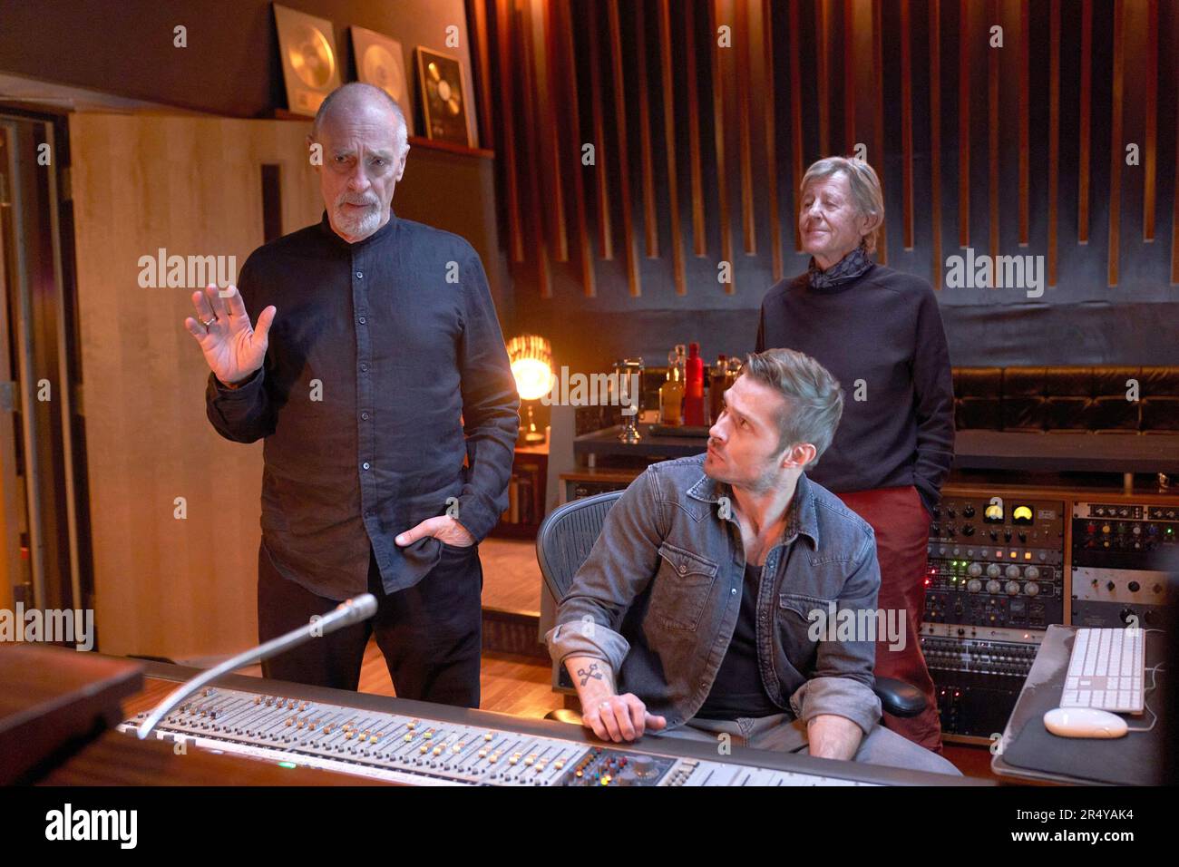 ACCUSED, from left: Keith Carradine, Evan Gamble (sitting), Damon ...