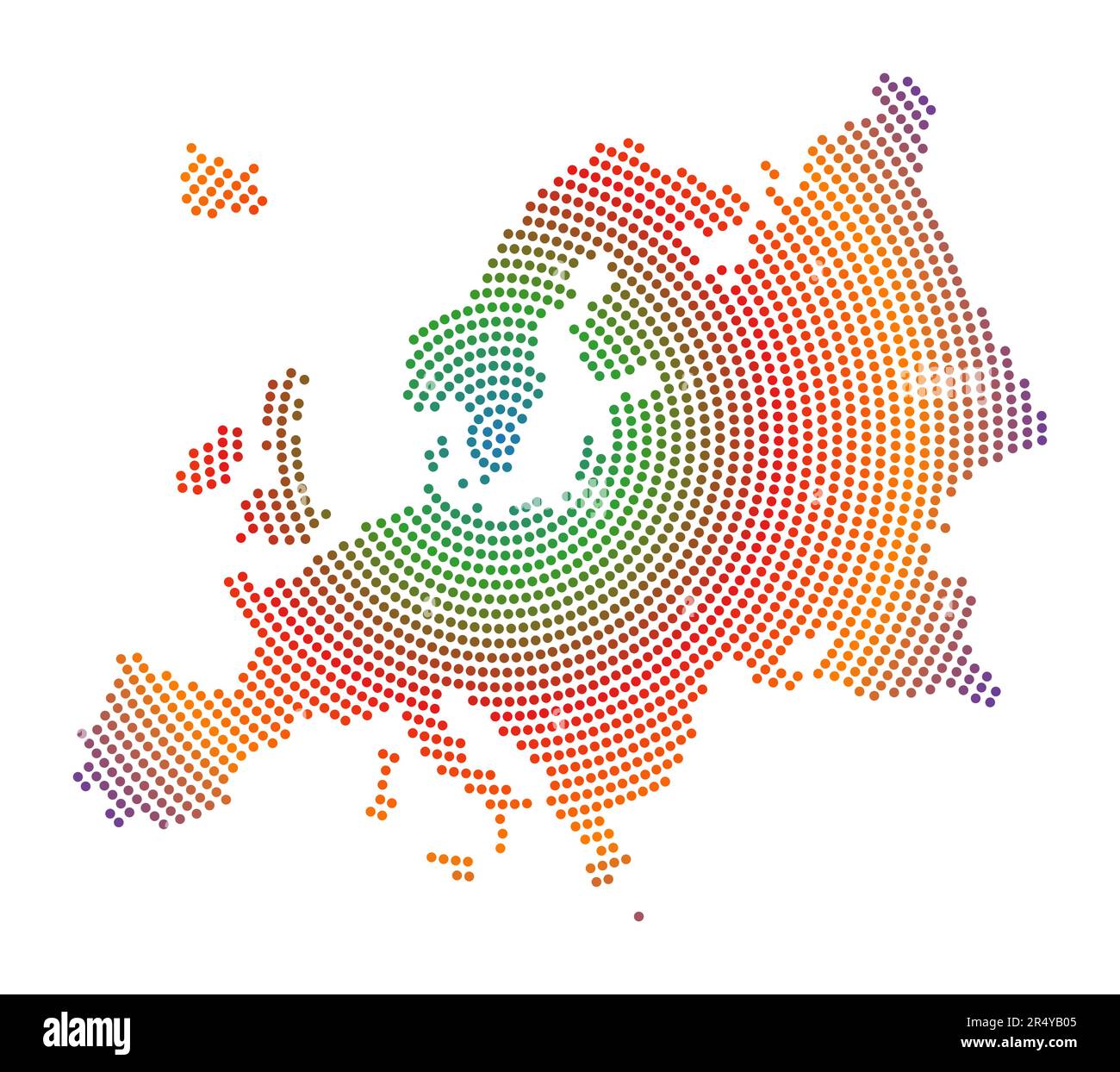 Dotted World Map Icon