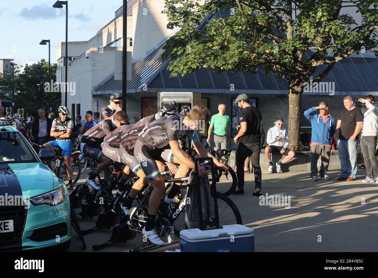 British Cycling Grand Prix, Sheffield city centre Cycle race England UK ...