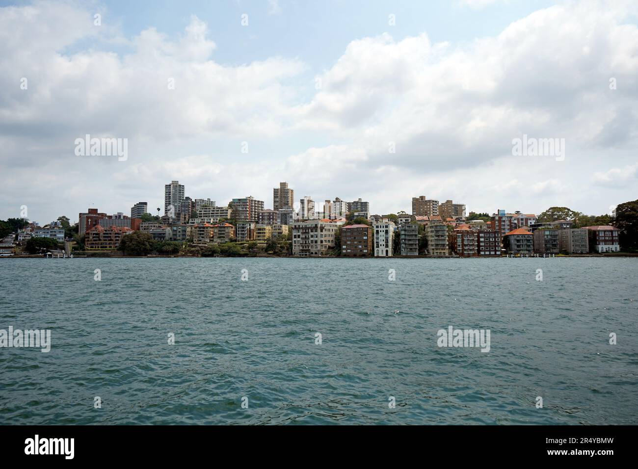 View of Kirribilli from the ferry, a harbourside suburb on the Lower ...