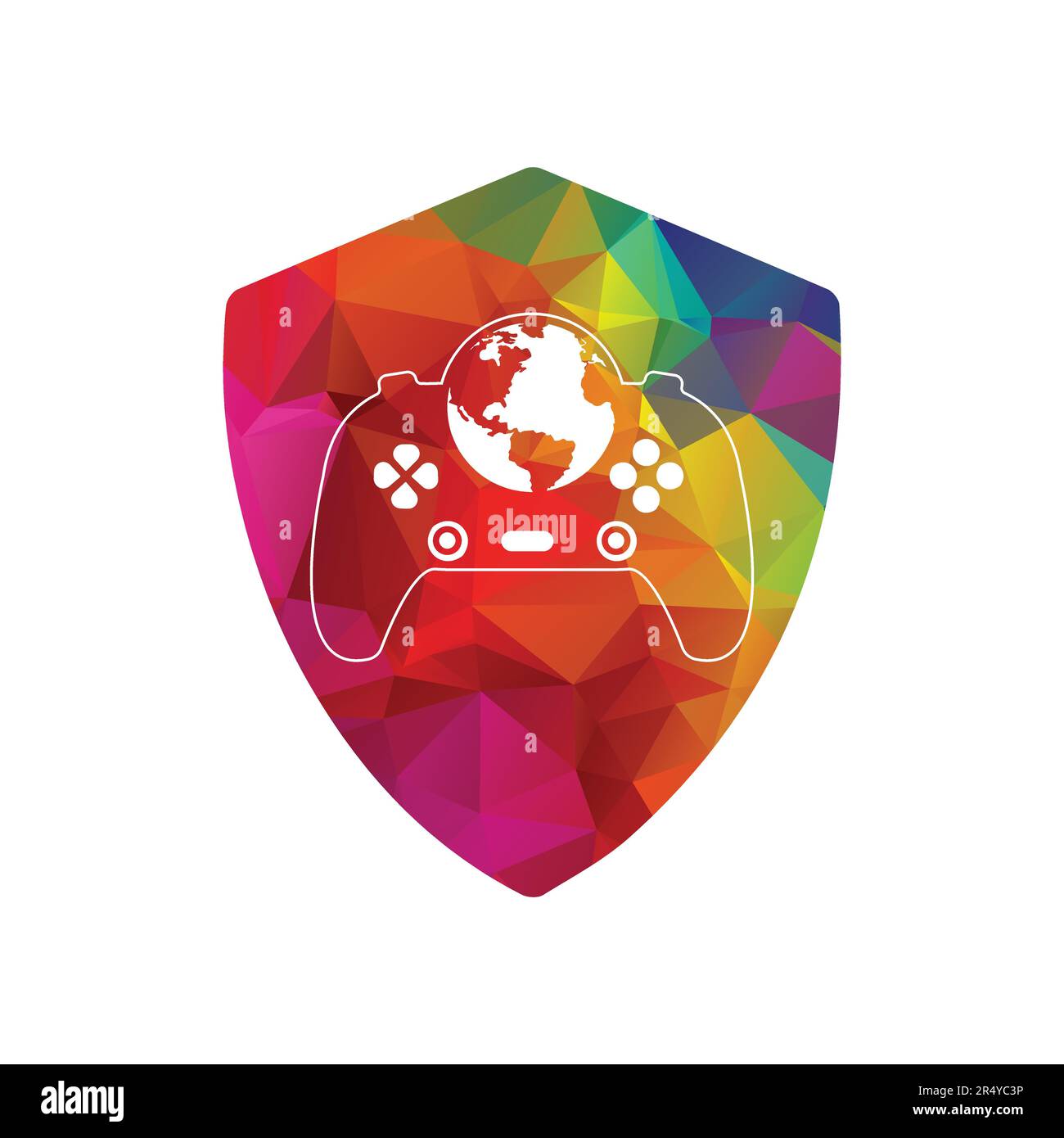 Globe logo icon hi-res stock photography and images - Alamy