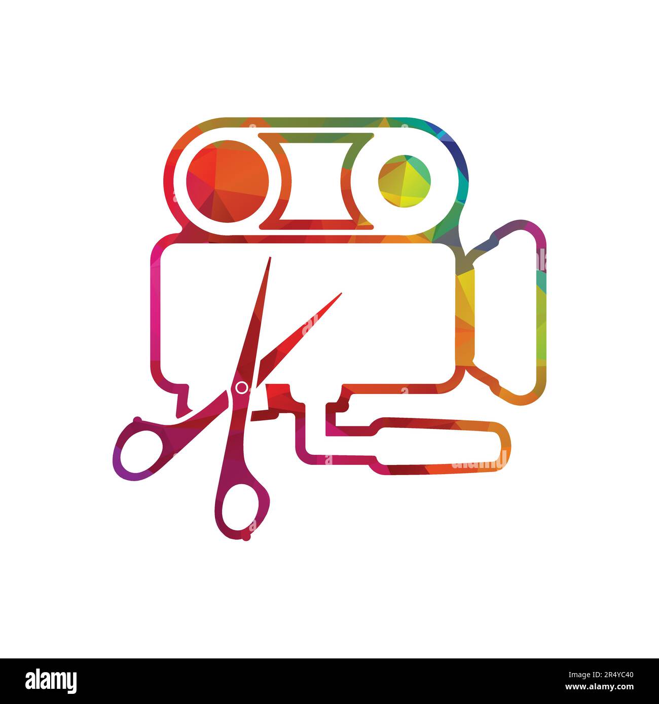 Moving with the camera Stock Vector Images - Alamy