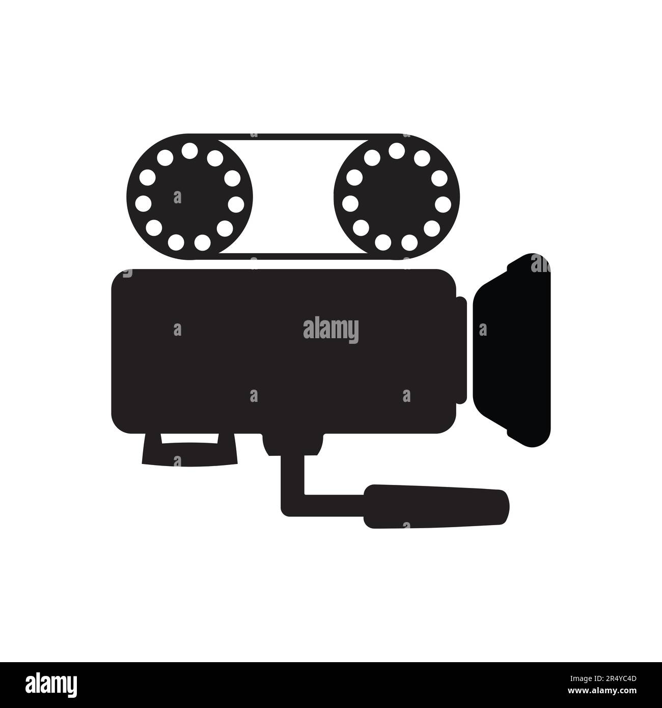Modern Video Camera Silhouette