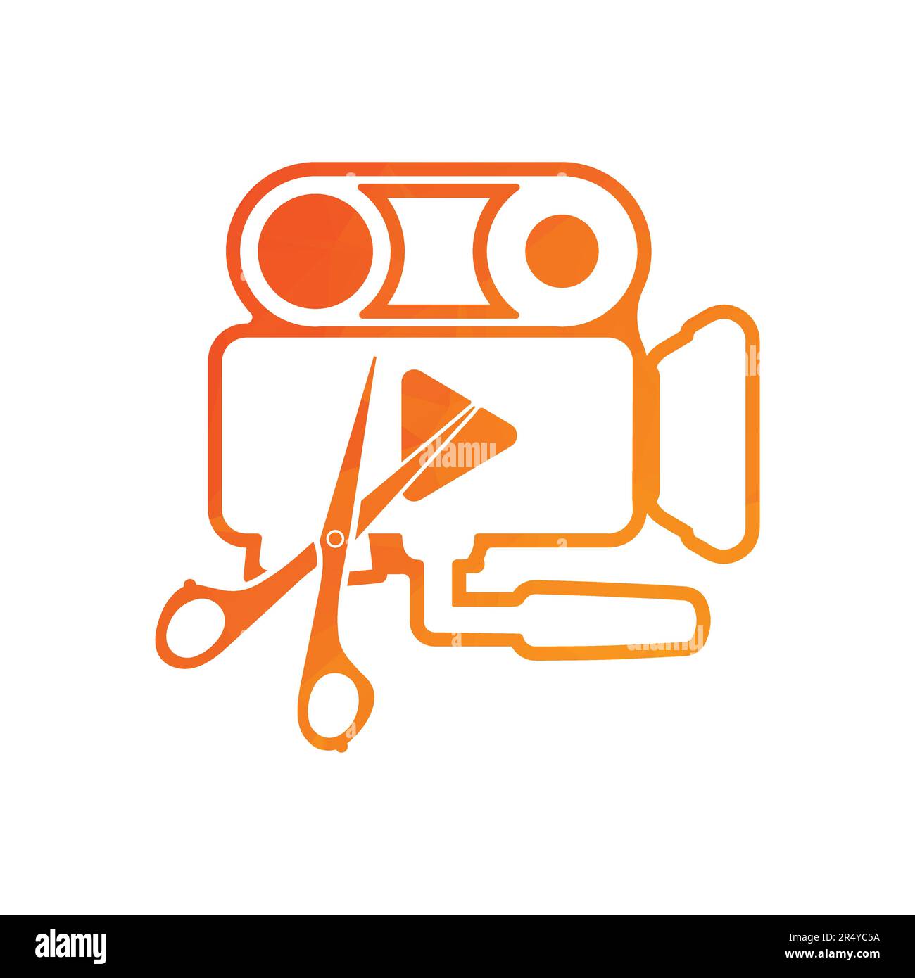 Cut technology logo Stock Vector Images - Alamy