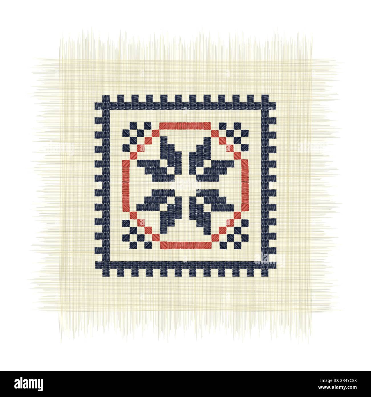 Palestinian embroidery symbol, vector illustration Stock Vector Image ...