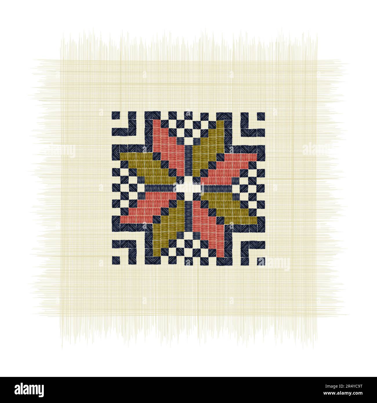 Palestinian embroidery symbol, vector illustration Stock Vector Image ...