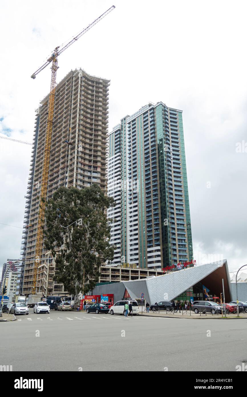 Orbi City - SGC Twin Towers Batumi, Georgia Stock Photo - Alamy