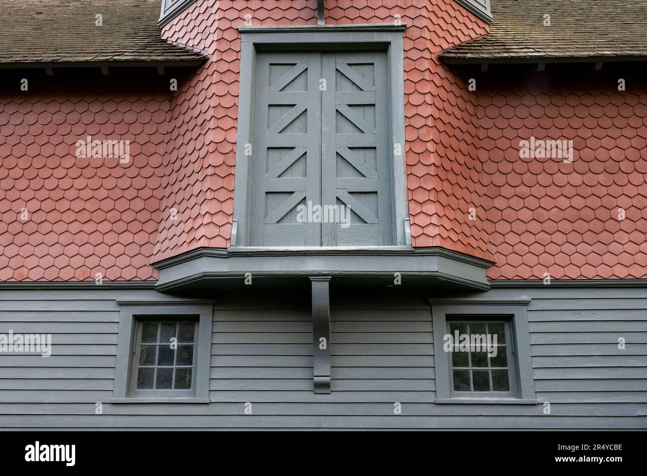 Horse stable on the Springwood estate at the Home of Franklin D ...