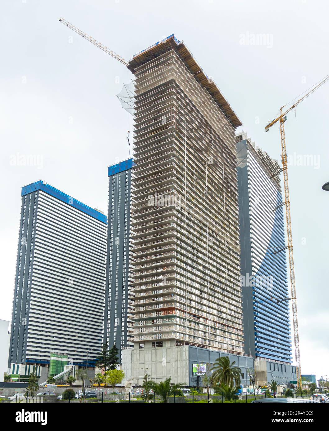 Orbi City - SGC Twin Towers Batumi, Georgia Stock Photo - Alamy