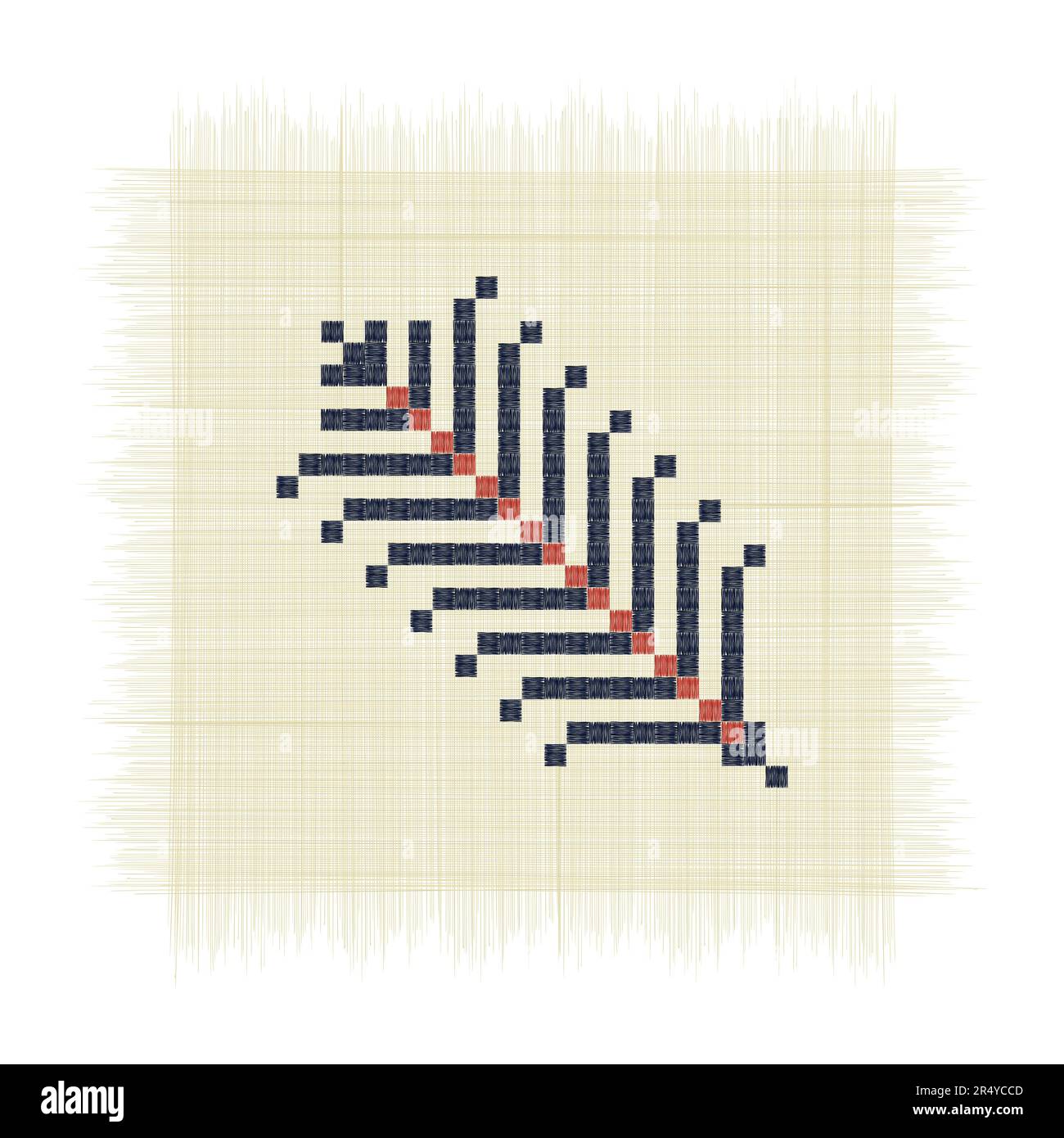 Palestinian embroidery symbol, vector illustration Stock Vector Image ...