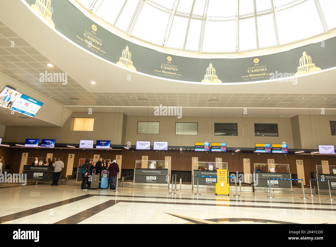 Batumi airport interior. Georgia Stock Photo - Alamy