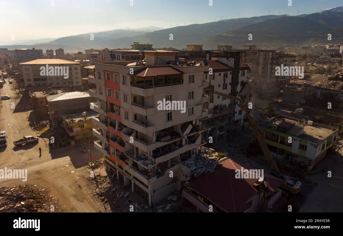 Nurdagi Gaziantep Turkiye 03 07 2023 Turkey Earthquake 2023. A ...