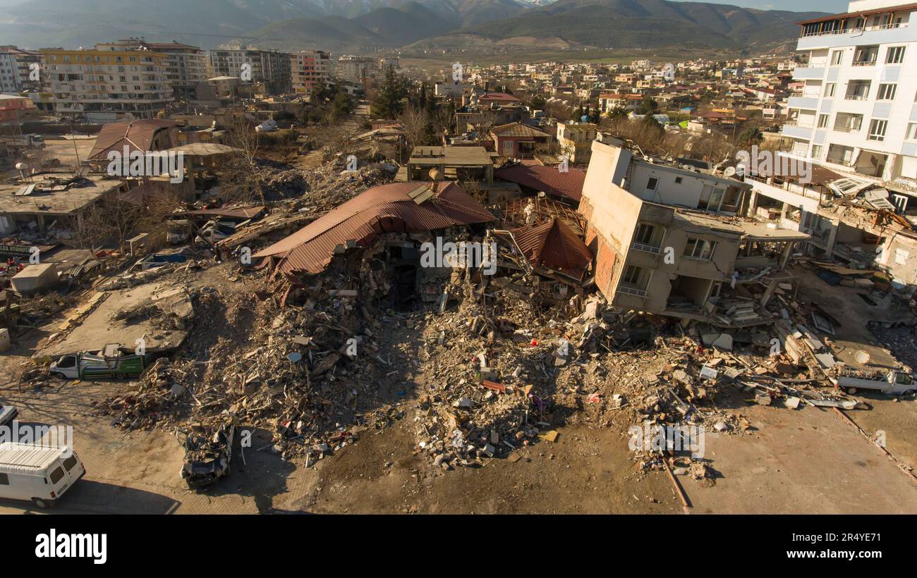 Nurdagi Gaziantep Turkiye 03 07 2023 Turkey Earthquake 2023 A