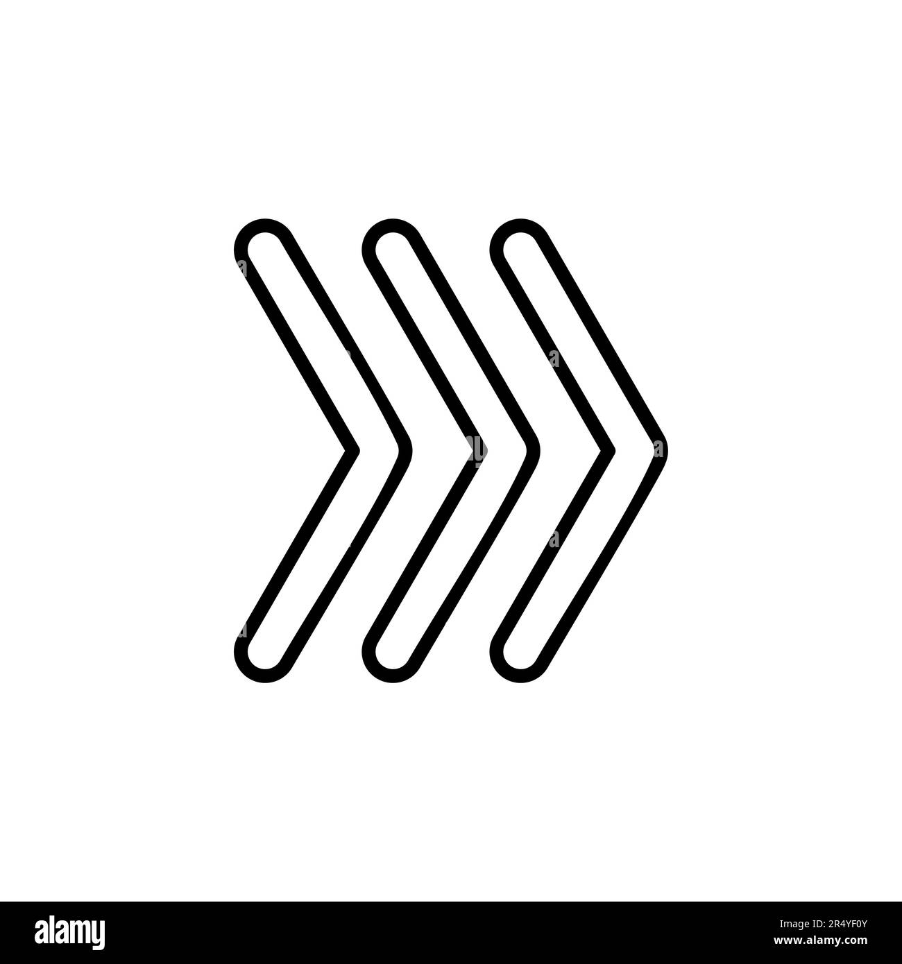 Arrow icon vector. Arrow symbol. Arrow sign for your web design Stock ...