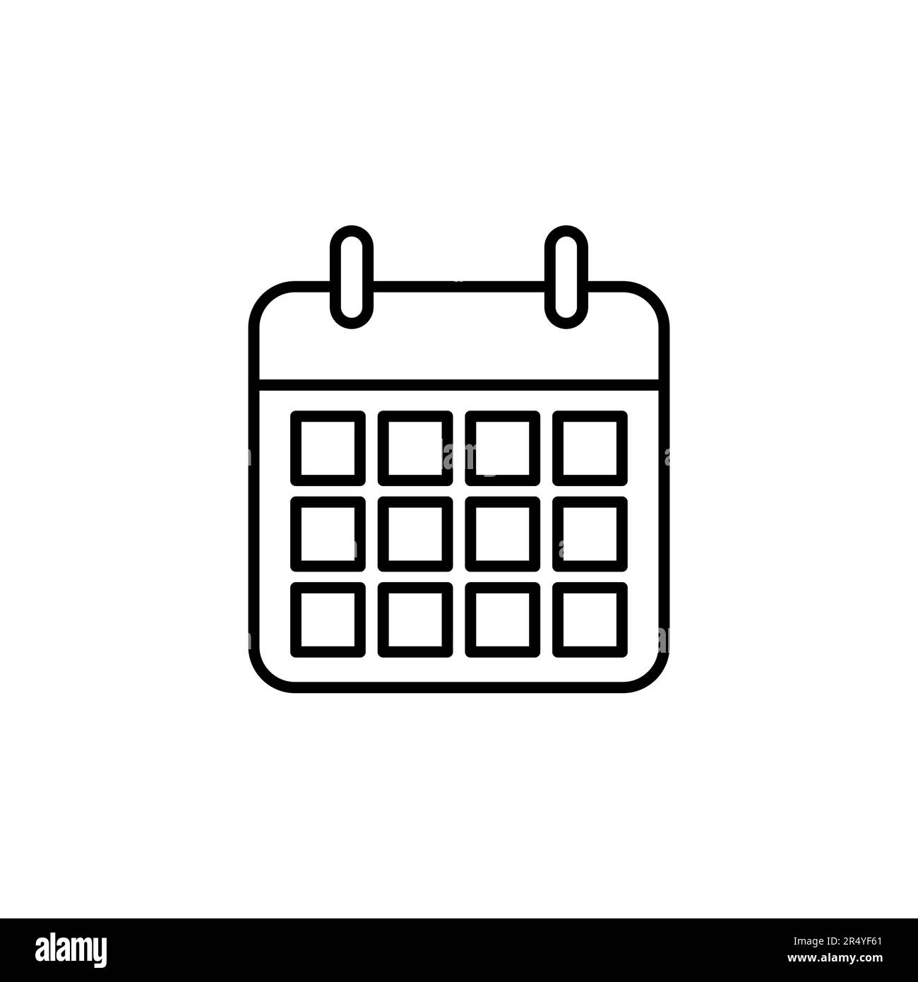 Calendar icon vector. Calender symbol. calendar vector icon Stock ...