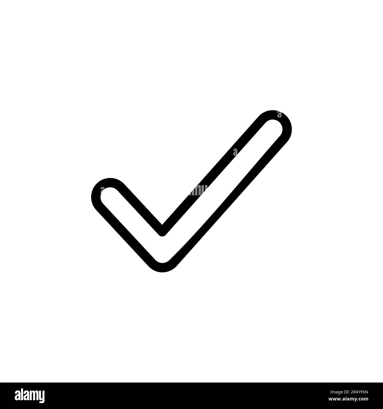 Check mark vector. Check mark icon. Tick mark symbol vector Stock ...