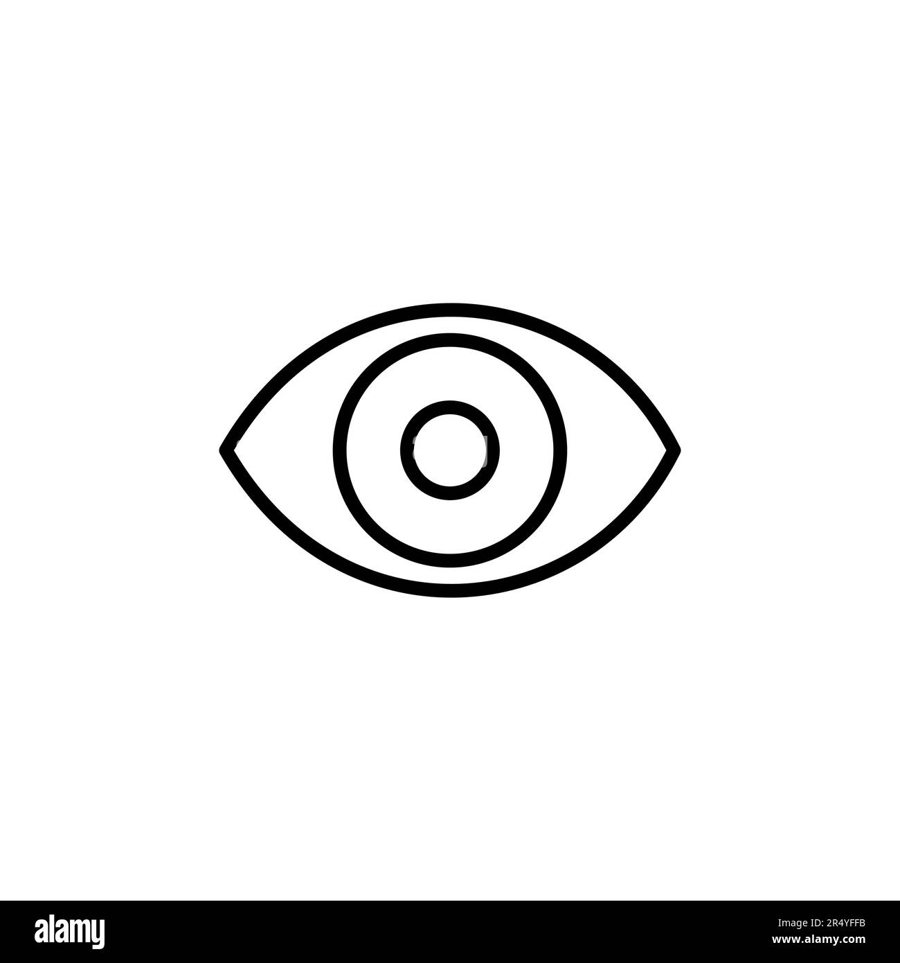 Eye icon vector. Eye vector icon. Look and Vision icon Stock Vector ...