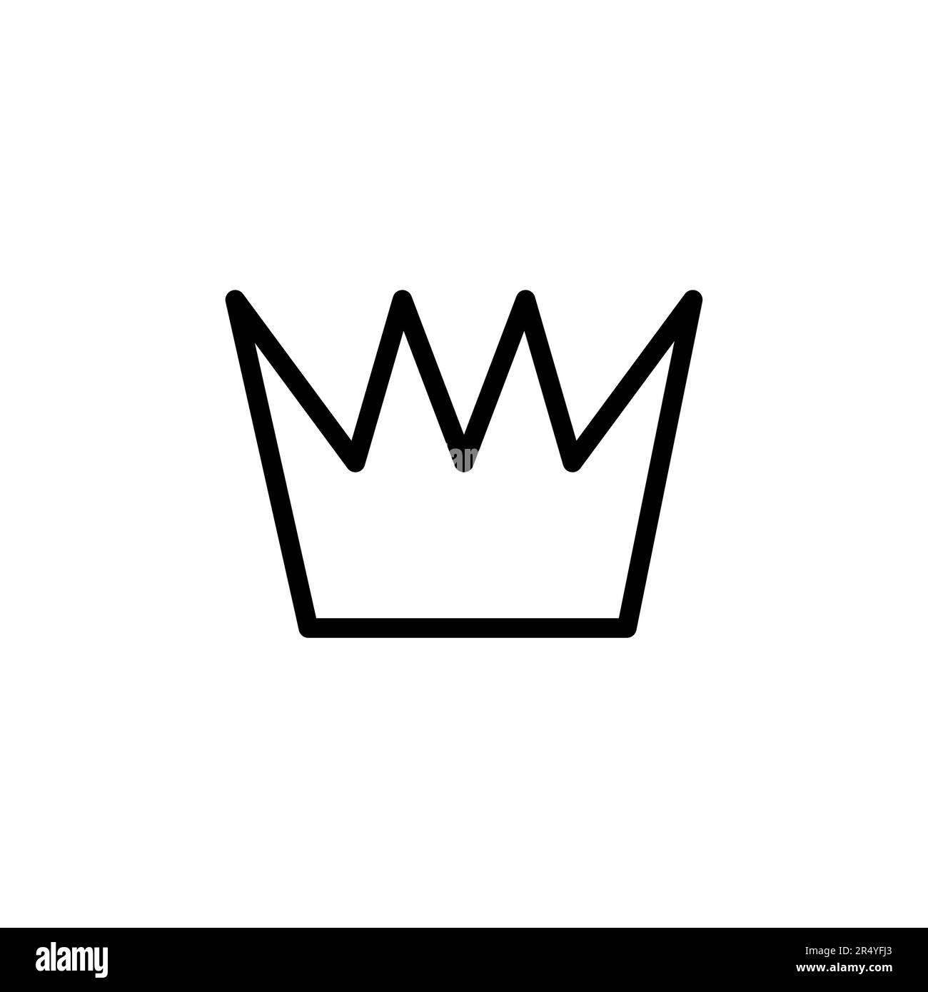 Crown icon vector. crown vector icon Stock Vector Image & Art - Alamy