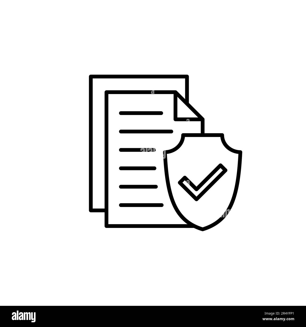 Insurance icon vector. insurance symbol vector Stock Vector Image & Art ...