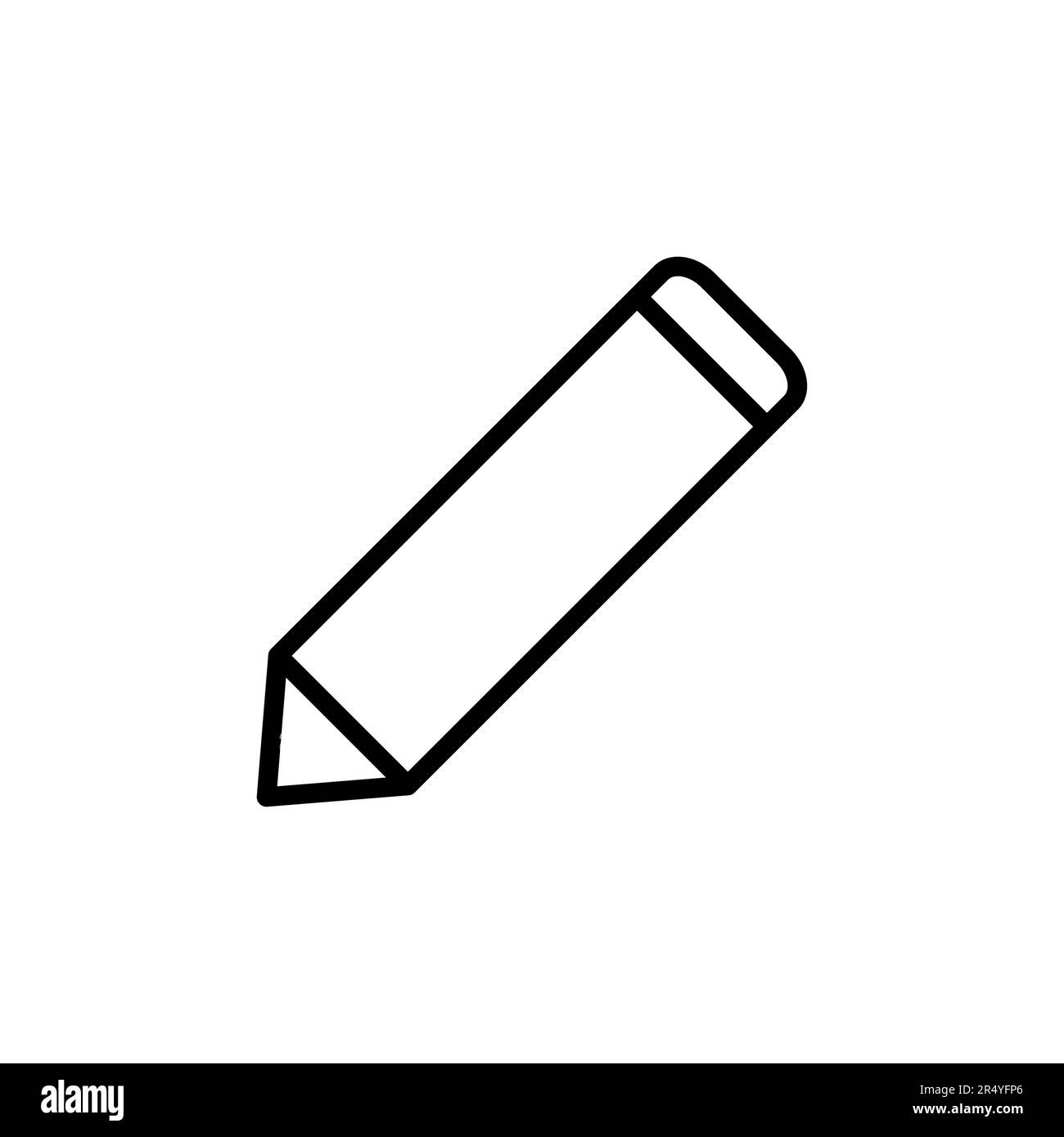 Pencil icon vector. pen symbol. edit icon vector Stock Vector Image & Art - Alamy
