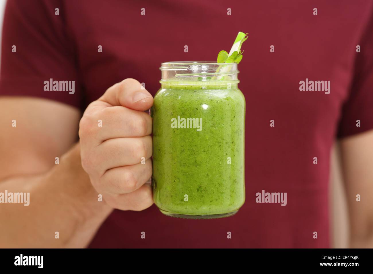 Hand holding mason jar hi-res stock photography and images - Alamy