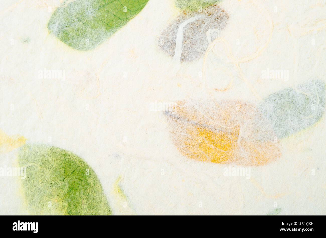 Handmade recycled leaf paper background Stock Photo - Alamy