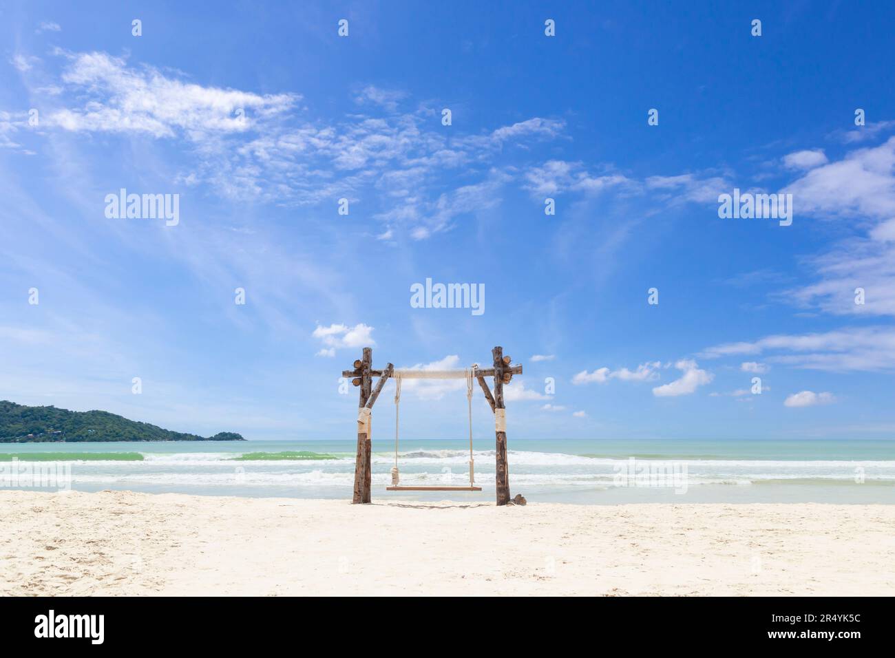 Swings over water hi-res stock photography and images - Alamy