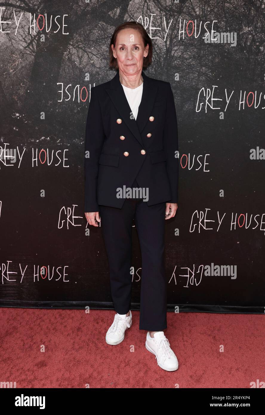 Laurie Metcalf attends the Broadway opening night of "Grey House" at ...